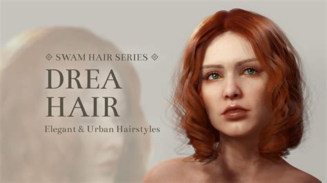 Drea Hair Character Creator Hair Reallusion Content Store