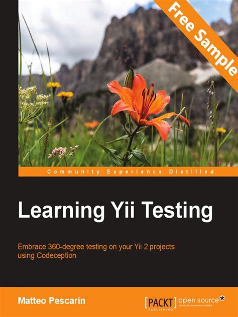 Learning Yii Testing Sample Chapter Pdf Software Bug Test Driven Development
