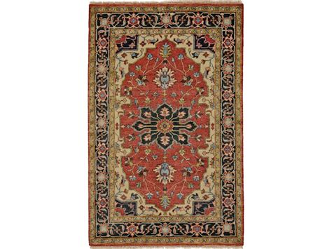 Feizy 5226112fredblkp00 Rugs Ustad Traditional Persian Redorangetan