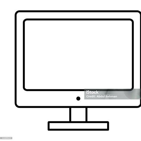 Computer Screen Cute Playful Lottie Animation Stock Illustration
