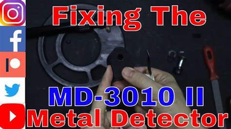 Fixing The MD-3010 II Metal Detector - YouTube