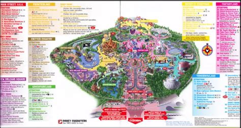 Disneyland Area Map