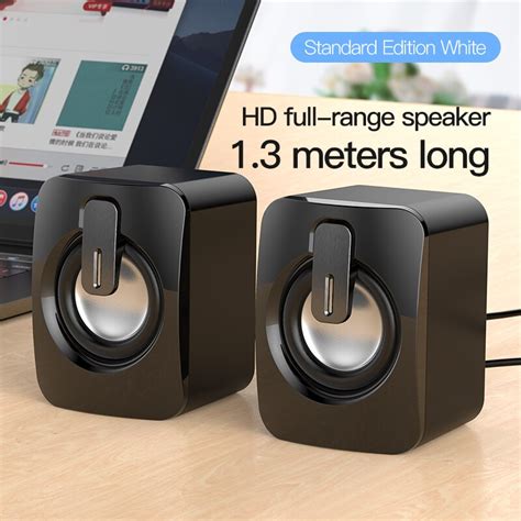Wired Computer Speakers Mini 3d Stereo Sound Surro Grandado