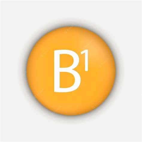 Premium Vector Vitamin B1 Symbol Vector Illustration