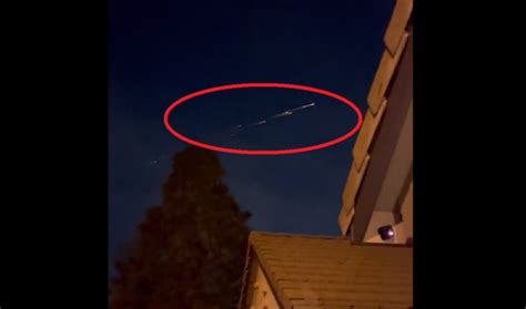 Unidentified Fiery Objects Caught On Video Streaking Across The Night Sky