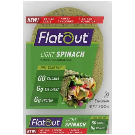 Flatout Flatbreads Light Spinach Publix Super Markets