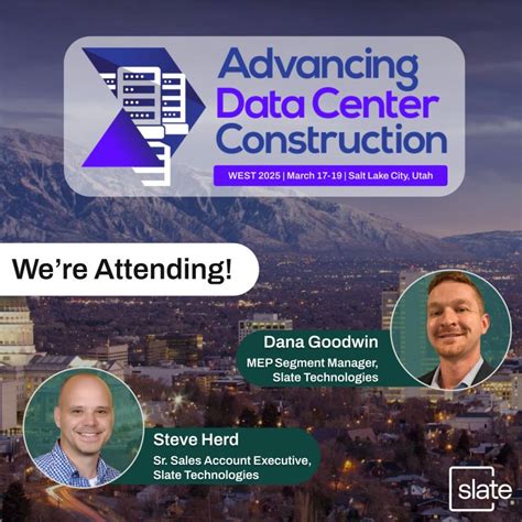 Construction Conference Datacenter Constructiontech Slate Technologies Inc