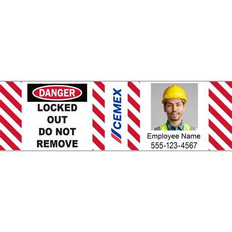 Cd 038 Lock Out Lock Label Carroll Printing