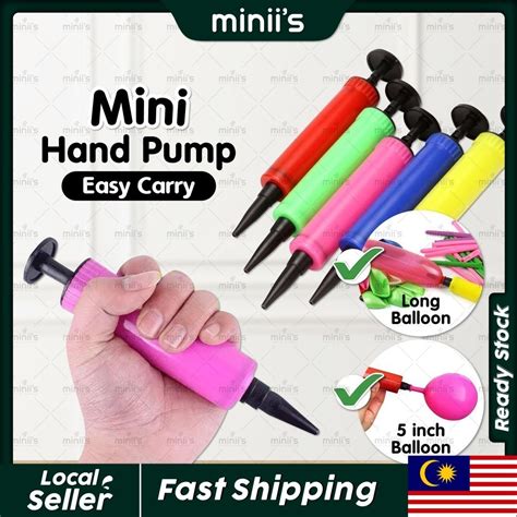 Miniis Party Balloon Pump Balloon Hand Pump Balloon Small Hand Pump Tangan Belon Mini Balloon