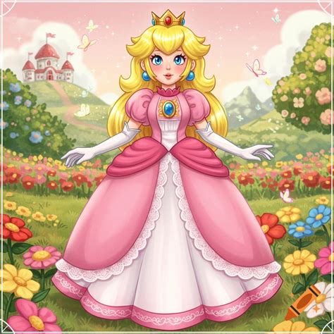 Cute Anime Princess Peach