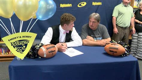 Cloudland Highlander Jordan Coffey Signs With Emory And Henry