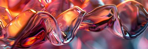 Background Of Cascading Glass Shapes Dynamic Pattern Of Overlapping