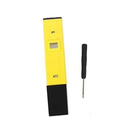 Yellow 01 Resolution Digital Ph Meter Tester Instruments With Atc 00
