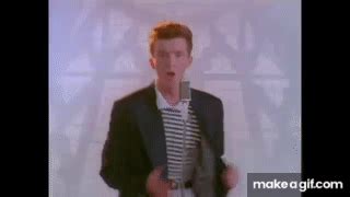 Rick Astley Never Gonna Give You Up Official Music Video On Make A 