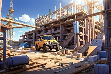 Premium Photo Construction Concept Engineering Toolsconstruction Plan