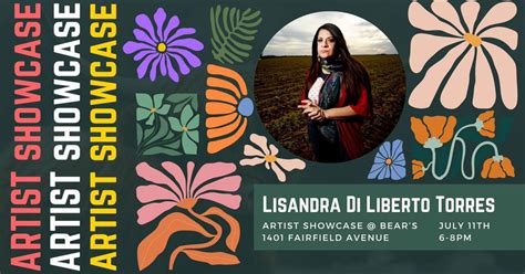 Artist Showcase Lisandra Di Liberto Torres Bears Bears Shreveport 11 July 2024
