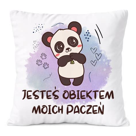 Poduszka Misie Na Prezent Z Nadrukiem Ze Zdjęciem Biała Polidraw Polidraw Sklep Empik Com
