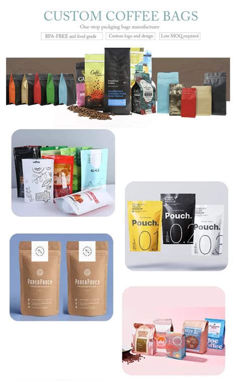 Custom Digital Printing Laminated Plastic Packaging Zipper Stand Up