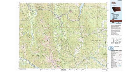 1978 Map Of Libby Mt — High Res Pastmaps