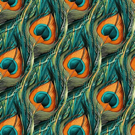 Peacock Pattern Red Vectors Download Free High Quality Vectors From