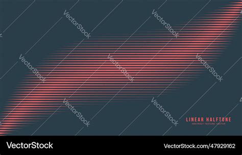 Linear Half Tone Pattern Smooth Wavy Line Border Vector Image