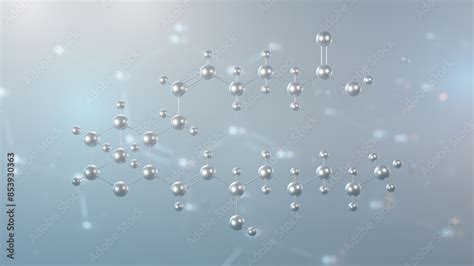 Thromboxane A2 Molecular Structure 3d Model Molecule Thromboxane