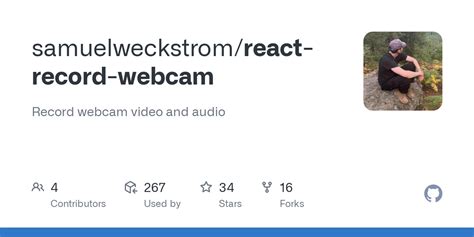 Github Samuelweckstromreact Record Webcam Record Webcam Video And Audio