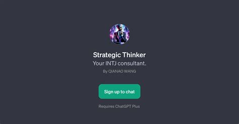 Strategic Thinker Strategic Consulting Taaft