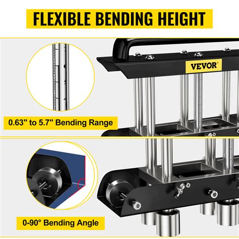 Vevor Three Station Edge Roller Large Radius 0 90° Bending Angle