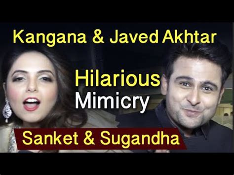 Kangana Ranaut Mimicry By Sugandha Mishra While Sanket Bhosle Makes