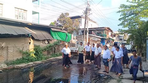 မြဝတီမြို့တွင် ရေစီးရေလာကောင်းမွန်စေရေး ရေနုတ်မြောင်းများ ဆယ်ယူတူးဖော်ခ