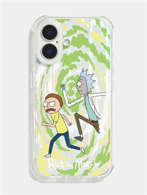 Rick And Morty X Skinnydip Teleport Shock Iphone Case Skinnydip London