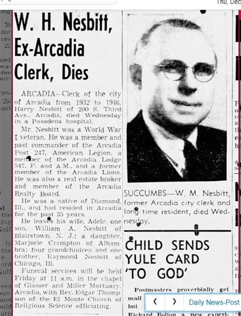 William Henry Nesbitt 1898 1960 Find A Grave Memorial