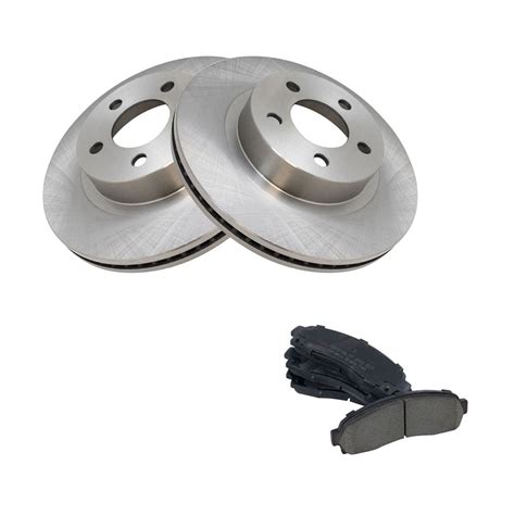Femprxz Front Side Vented Ceramic Power Disc Set Kit Brake Rotors And