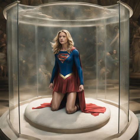 Supergirl Trapped In A Glass Chamber By Gagpno On Deviantart