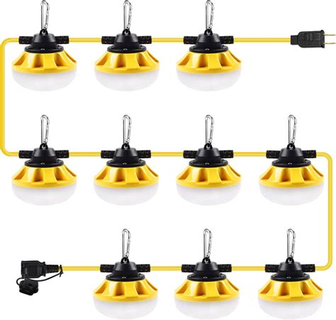 Funglam 100ft Construction Lights String 100w 10000lm Industrial Led