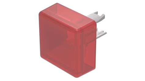 18 9822 Eao Indicator Lens Square Style Red 138 Mm Long Rs