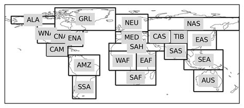 Scientific Regions — Regionmask 0121 Documentation