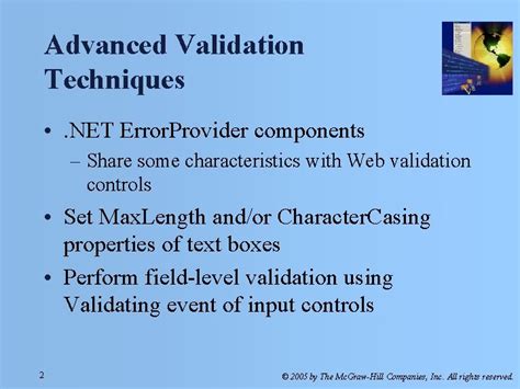 Chapter 13 Additional Topics In Visual Basic Programming