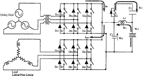figure 2 from three phase resonant dc link pdm active converter with