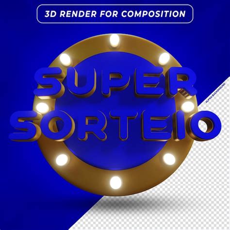 Premium Psd Super Draw 3d Stamp
