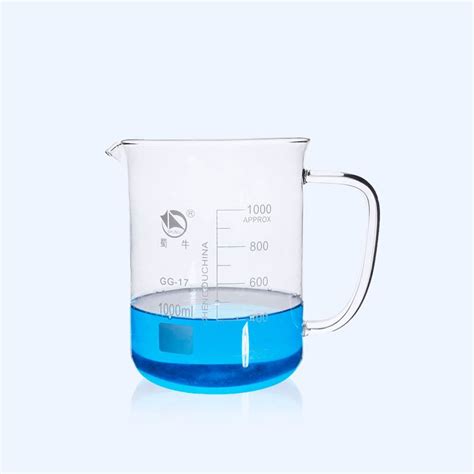 1pclot Lab Full Glass Beaker With Glass Handle Fo Grandado