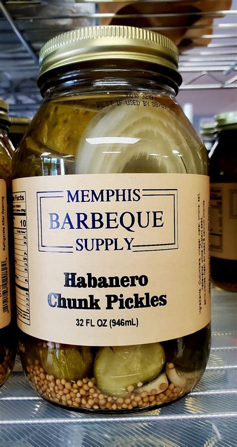 Habanero Chunk Pickles Mbbqsupply