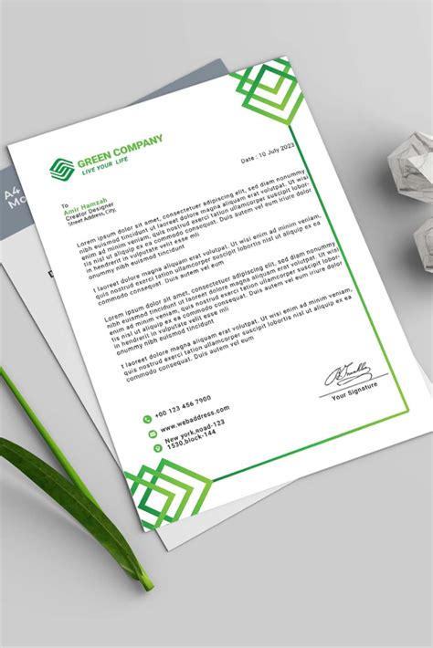 Letter Head Design Company Letterhead Template Letterhead Design Letterhead