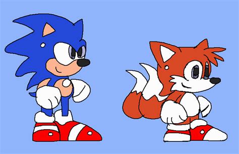 Redrawn Sonic 3 Styled Tails Idle By Abbysek On Deviantart
