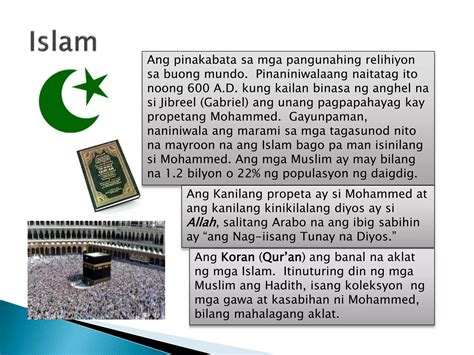 Mga Pangunahing Relihiyon Sa Mundo Pptx