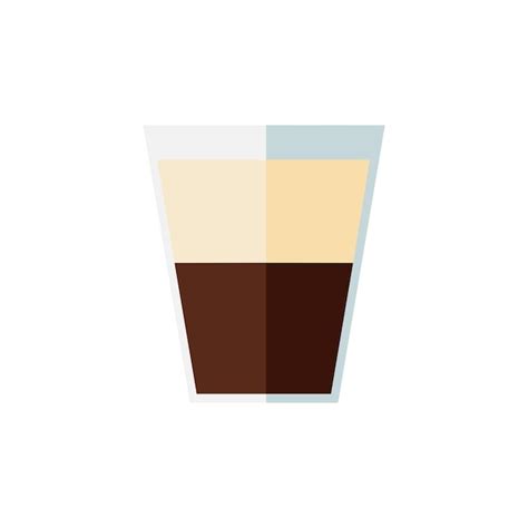 Premium Vector White Russian Cocktail