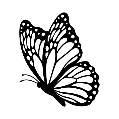 Monarch Butterfly Outline