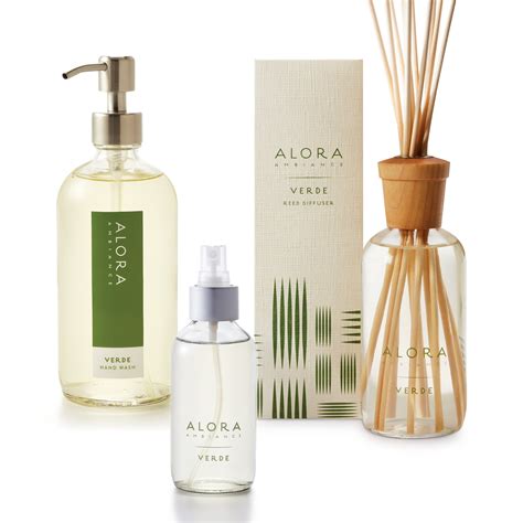 Verde Set Fresh Scented Diffuser Room Spray And Hand Wash Set