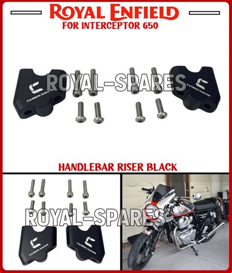 Royal Enfield Andhandlebar Riser Black For Interceptor 650 Express Shipping Eur 63 05 Picclick Fr
